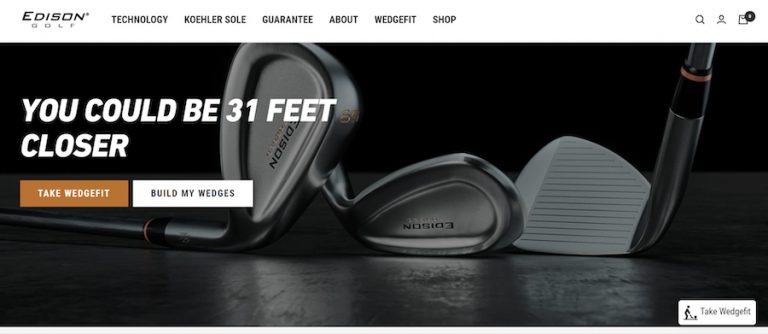 EDISON GOLF LAUNCHES NEW WEBSITE - The Golf Wire