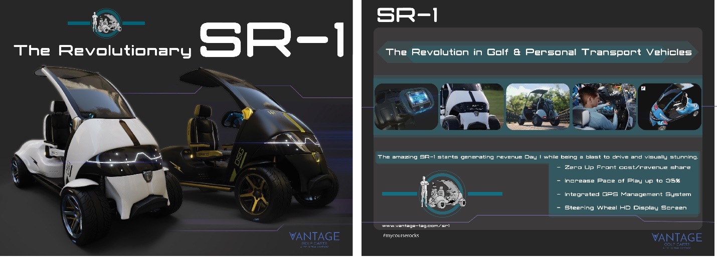 VANTAGE TAG SYSTEMS DEBUTS REVOLUTIONARY SR-1 SINGLE RIDER FLEET CART ...