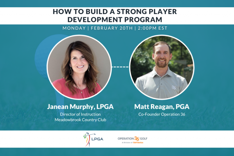 OPERATION 36 HOSTS LPGA WEBINAR “HOW TO BUILD A STRONG PLAYER ...
