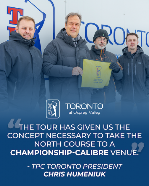 TPC TORONTO AT OSPREY VALLEY ANNOUNCES RENOVATION OF NORTH COURSE - The ...