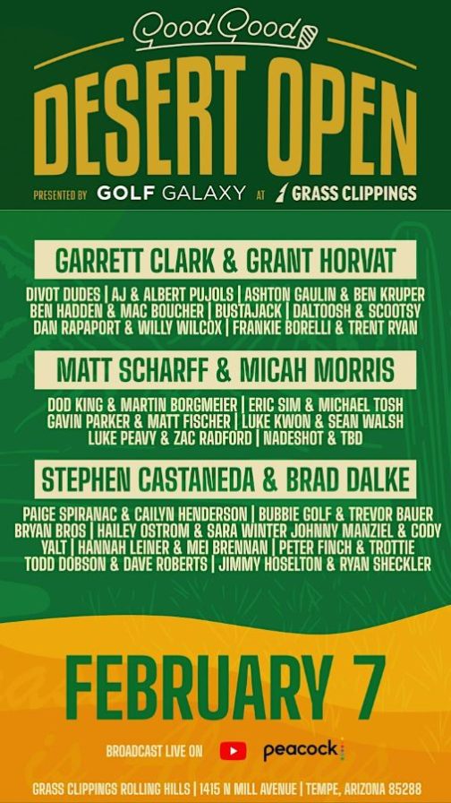 GRASS CLIPPINGS AT ROLLING HILLS TO HOST GOOD GOOD DESERT OPEN ...