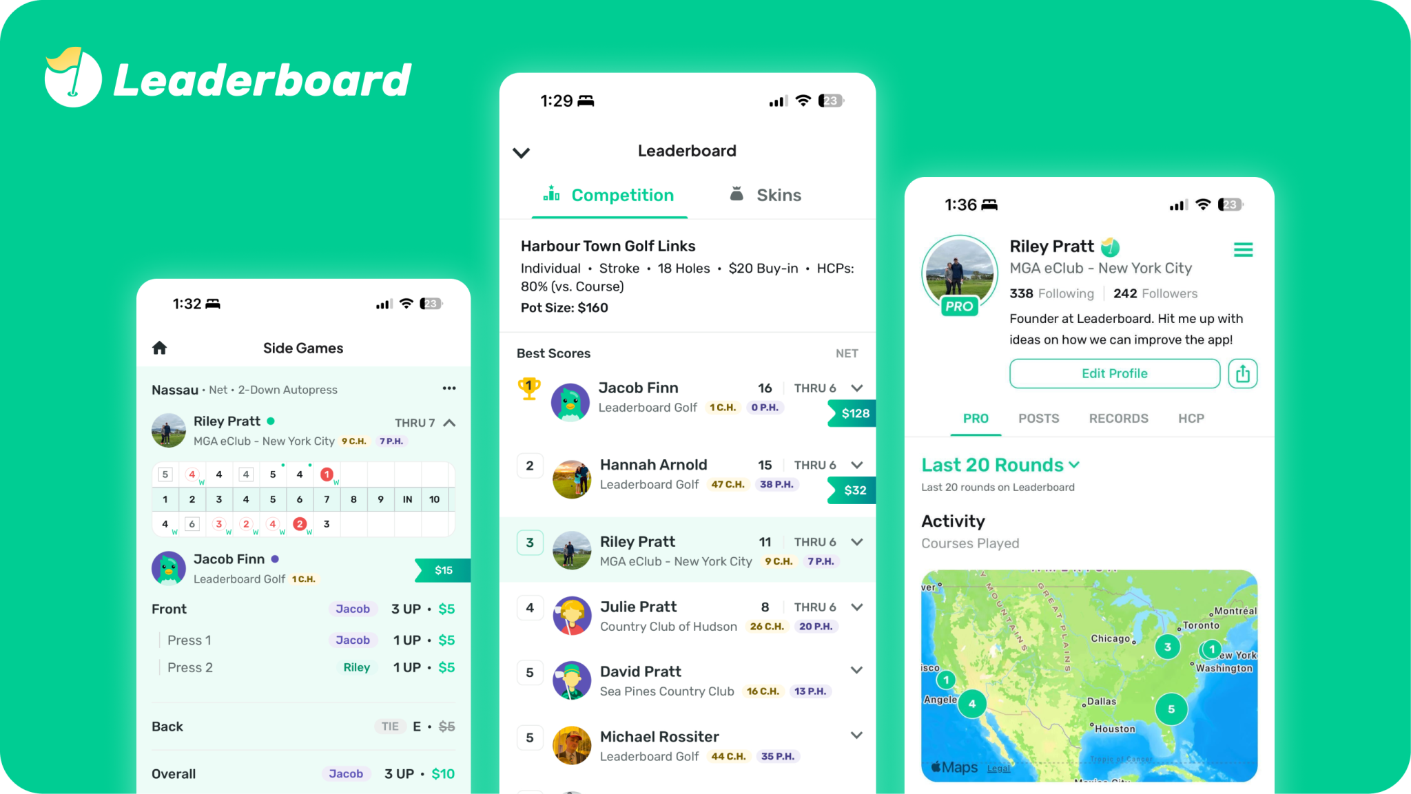 LEADERBOARD UNVEILS MAJOR ENHANCEMENTS TO GOLF APP, REVOLUTIONIZING ON ...