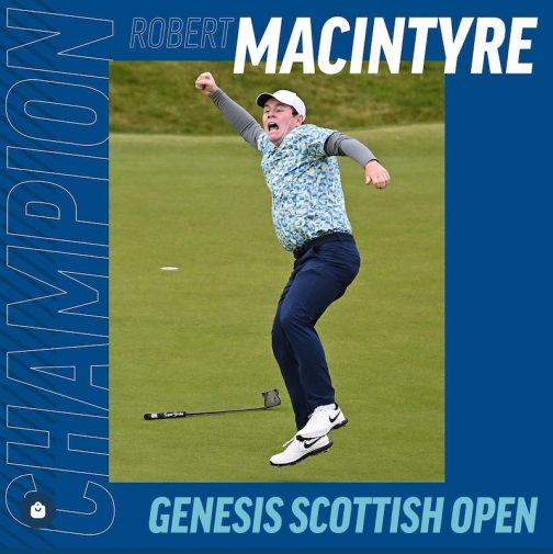 SUPERSTROKE CONGRATULATES ROBERT MACINTYRE ON DRAMATIC WALK-OFF WIN AT ...