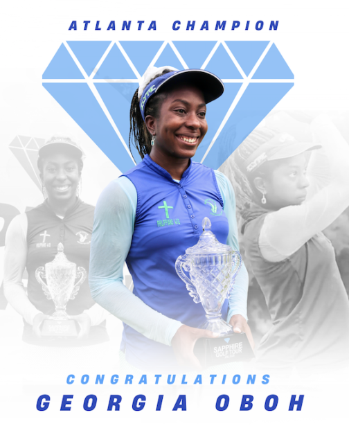 GEORGIA OBOH CAPTURES ATLANTA TITLE AT SAPPHIRE GOLF TOUR STOP AT ...