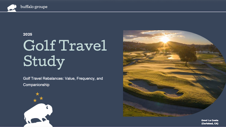 Buffalo Groupe Study Shows Golf Travel Rebalancing Around Value ...